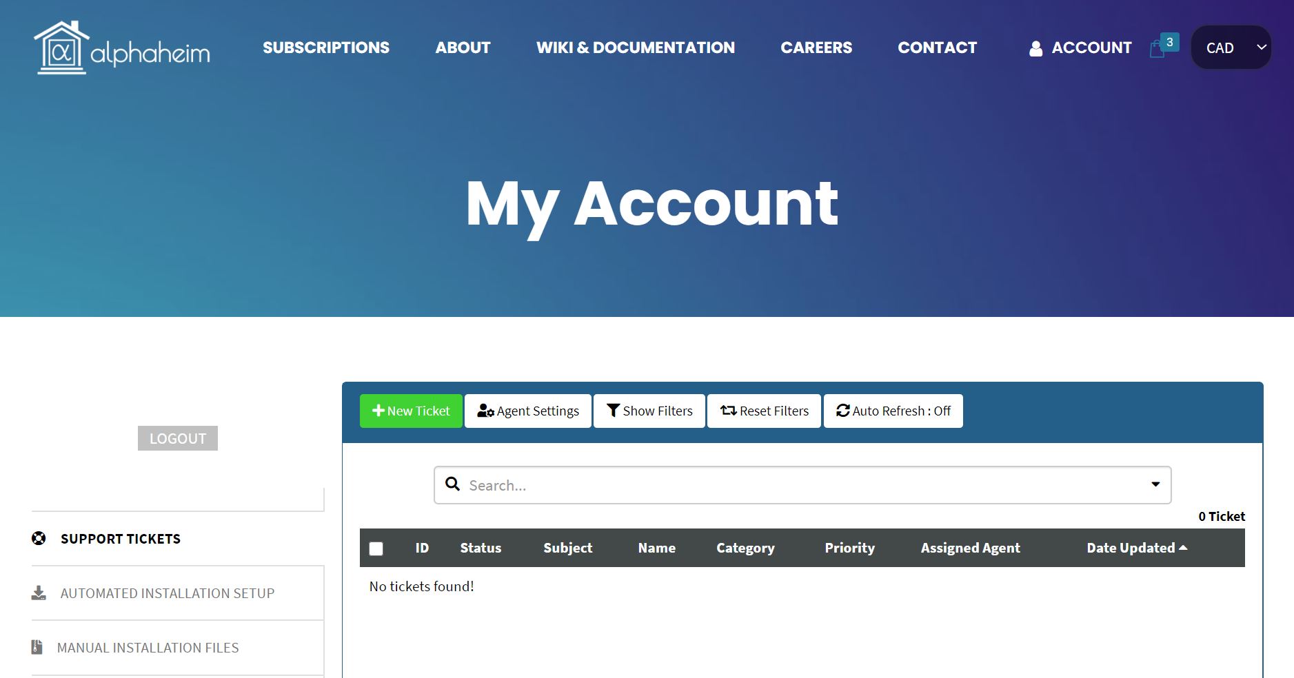 Getting Support [alphaheim User Guide]